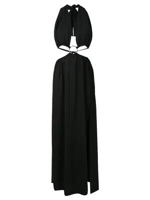 OLYMPIAH Cut-out Maxi Dress - Black