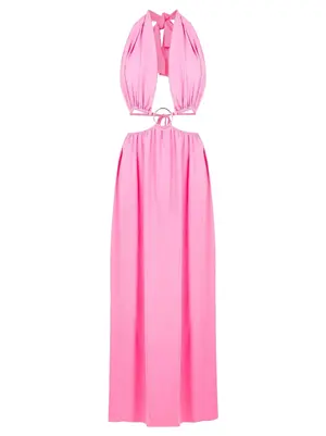OLYMPIAH Cut-out Maxi Dress - Pink