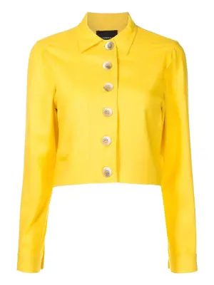 OLYMPIAH Cropped Jacket - Yellow