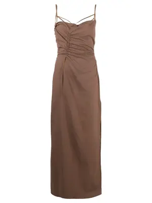 Jacquemus La Robe Gaua Maxi Dress - Brown