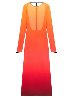 COURREGES Gradient-effect Dress - Orange