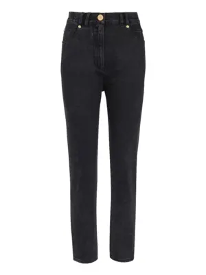 BALMAIN Balmain High-Rise Slim-Cut Jeans