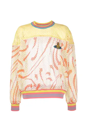VIVIENNE WESTWOOD Fresh Mesh Sweatshirt - Yellow
