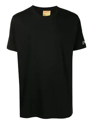 AMIR SLAMA Logo-print T-shirt - Black