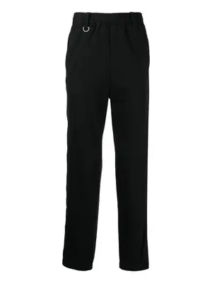 UNDERCOVERISM Logo-patch Straight-leg Trousers - Black