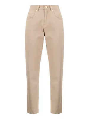 Lorena Antoniazzi Mid-rise Straight-leg Jeans - Brown