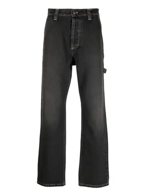 WINNIE N.Y.C Logo-patch Jeans - Black