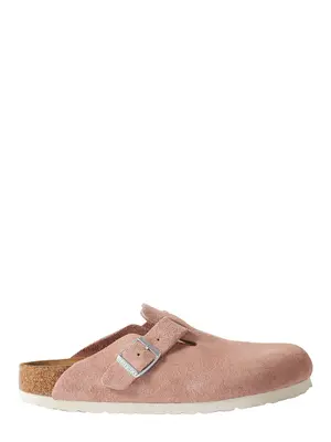 BIRKENSTOCK Birkenstock Boston Suede Clogs Pink