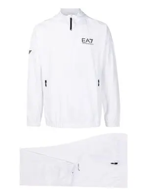 Emporio Armani Logo-print Tracksuit - White