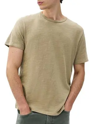 Rag & Bone Flame Classic Fit Short Sleeve Tee Green