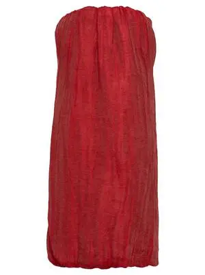 Khaite Yara Cotton-blend Midi Dress - Red