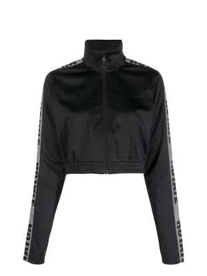 ROTATE BY BIRGER CHRISTENSEN Logo-tape Track Jacket - Black