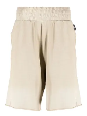 Izzue Gradient-effect Track Shorts - Neutrals