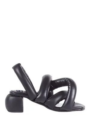 Henrik Vibskov Sausage Crossover-strap Sandals - Black