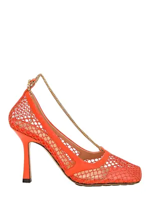 Bottega Veneta Stretch Slip On Pump - Orange
