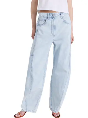 Tibi Tibi Sid Jeans Bleached Denim
