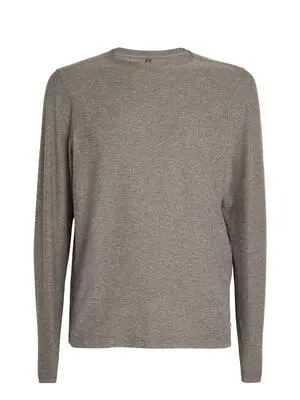 Vuori Strato Tech Long-sleeved T-shirt - Grey