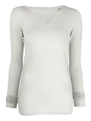 Rick Owens Column Knit Sweater - Neutrals