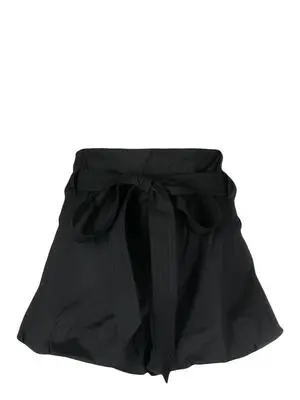 Philosophy Di Lorenzo Serafini Puffball Hem Mini Shorts - Black