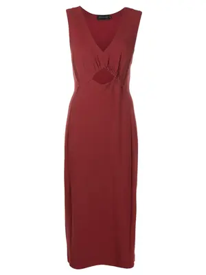 ALCACUZ Alcaçuz Lighthouse Cut-out Midi Dress