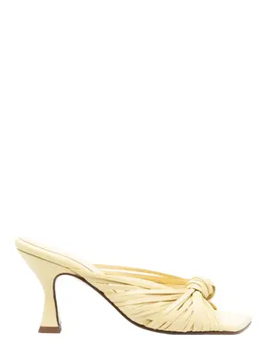 SOULIERS MARTINEZ 90mm Alcala Sandals - Yellow