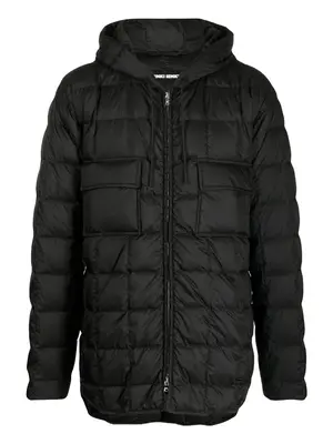 IENKI IENKI Padded Hooded Jacket - Black