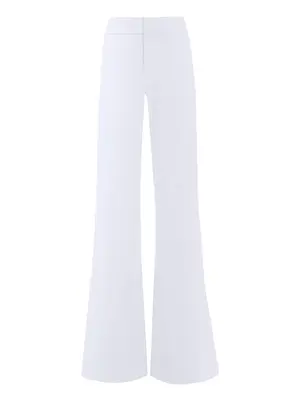 Alice + Olivia Dylan Wide-leg Trousers - White