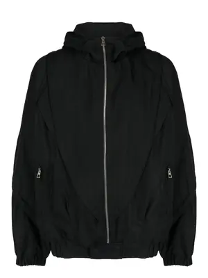 SONGZIO Cocoon Zip-up Hooded Jacket - Black
