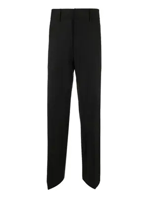 Patrizia Pepe Straight-leg Tailored Trousers - Black