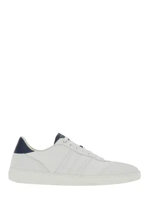 FERRAGAMO Logo-debossed Leather Sneakers - White