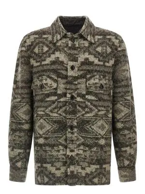 Isabel Marant Jacquard Overshirt - Brown