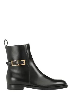 SERGIO ROSSI Leather Ankle Boots