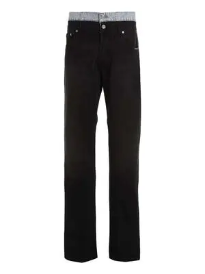 VTMNTS Double Waisted Denim Jeans Multicolor