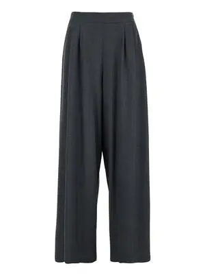 PLAIN Fabric Oversized Pants - Grey