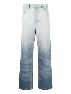 BOTTER Botter Degradè Crystal-Embellished Denim Jeans Navy