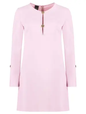 Pinko Pinko Aquarios Stretch Crêpe Dress Pink