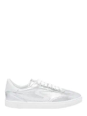 STUART WEITZMAN Stuart Weitzman Suede Sneakers Silver