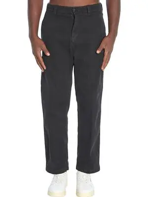 Stone Island Loose Fit Cargo Trousers - Black