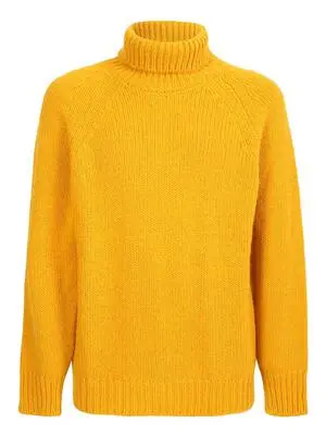 PT TORINO Wool Blend Turtleneck Jumper - Yellow