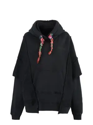 Khrisjoy Cotton Hoodie - Black
