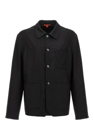 Barena Venezia 'visal' Overshirt Gray