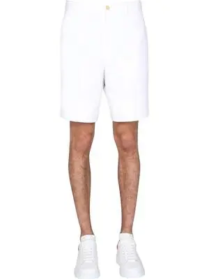 Alexander McQueen Tailored Bermuda Shorts - White