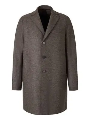 Harris Wharf London Long Wool Coat - Brown