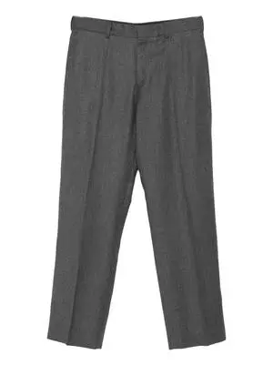 Paul Smith Elegant Cashmere And Wool Trousers - Grey
