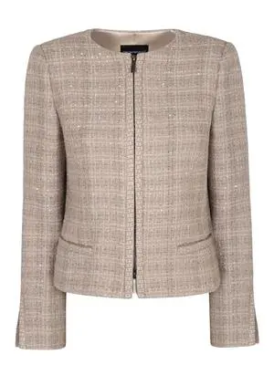 Emporio Armani Cotton Jacket - Beige