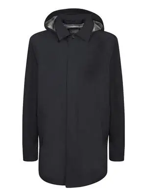 Herno Three-quarter Trench Coat - Black
