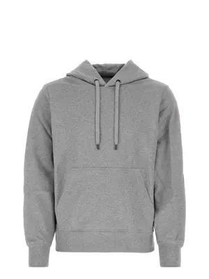 Canada Goose Canada Goose Logo Cotton Hoodie Grey