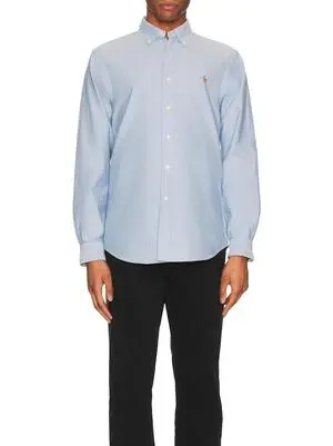 Polo Ralph Lauren Long Sleeve Oxford Sport Shirt - Blue