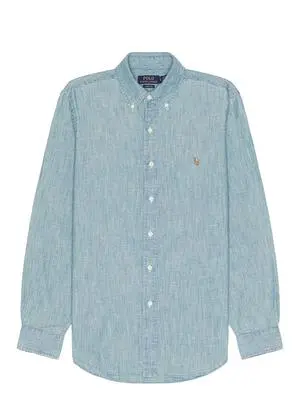 Polo Ralph Lauren Denim & Sport Shirt In Denim-light - Chambray