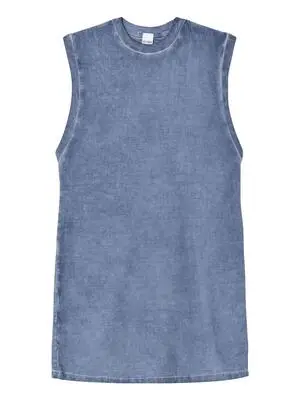 RE/DONE Muscle Tank Dress - Blue